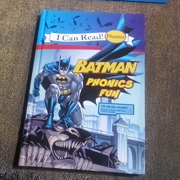 DC Comics | Toys | Lot 2 Books Batman Phonics Fun 2 Stories Vowel ...